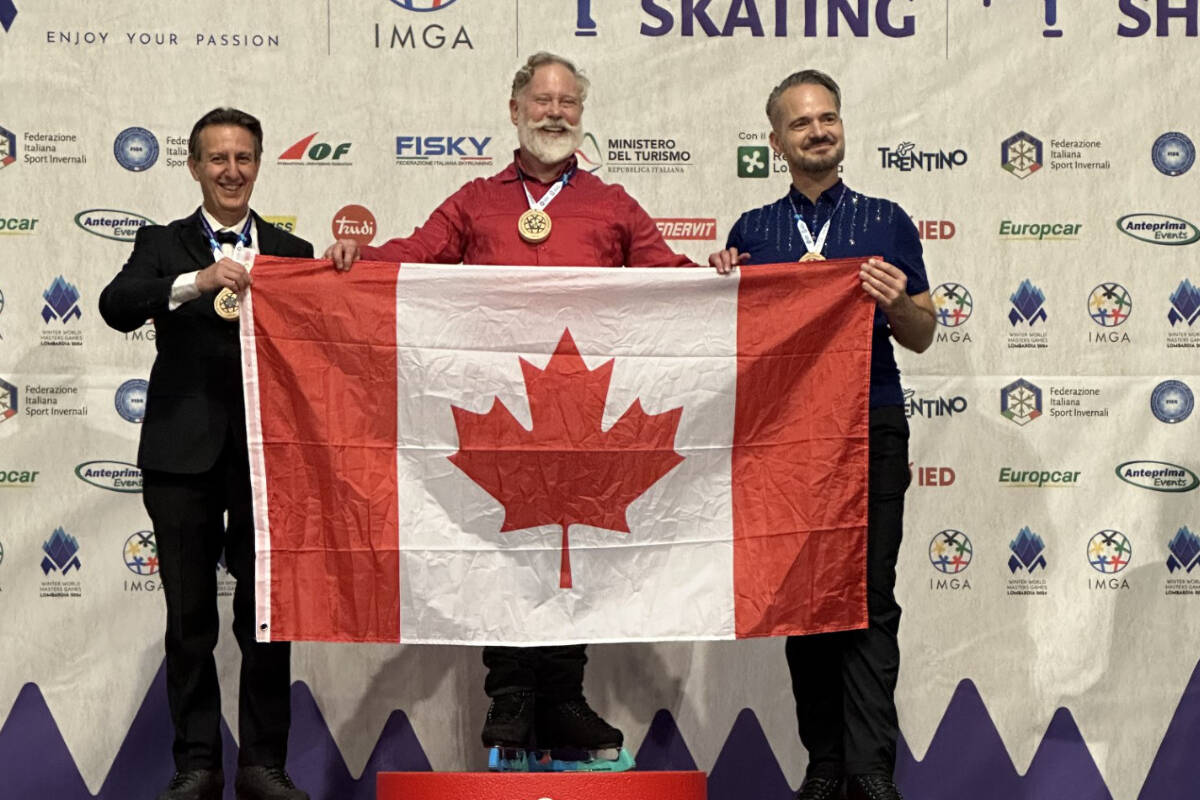 Vancouver Island skater wins two gold ‘woodals’ at masters games in ...